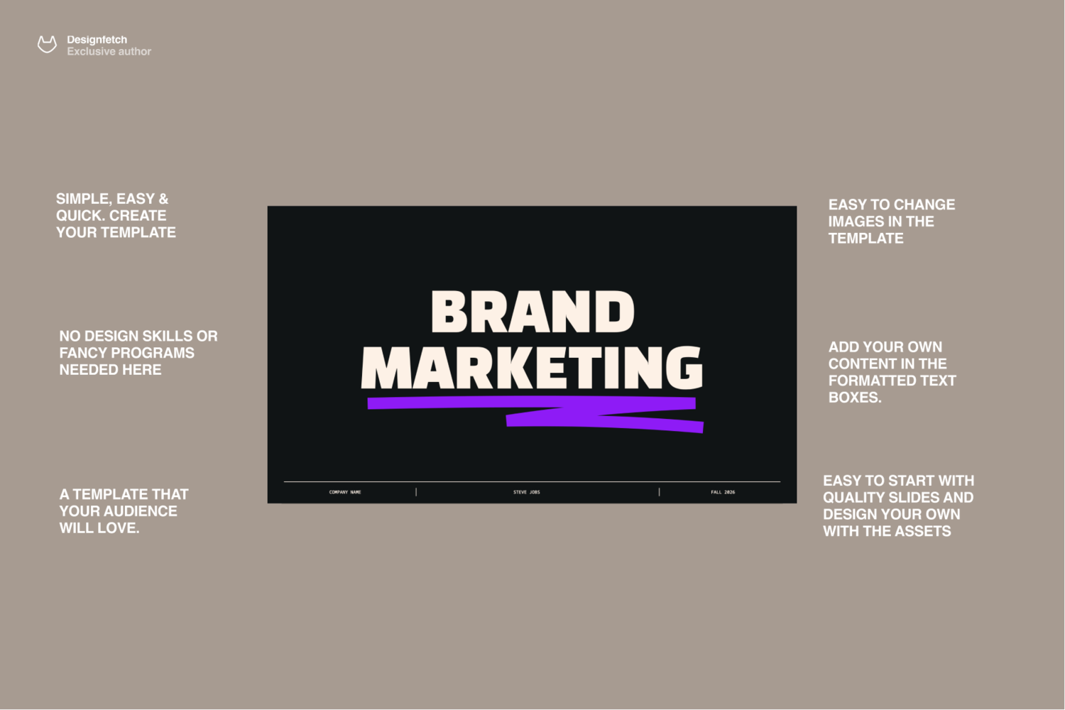 4033 时尚创意品牌营销策划案落地广告设计作品集Keynote模板 Brand & Marketing template@GOOODME.COM _ 果觅网（gooodme）